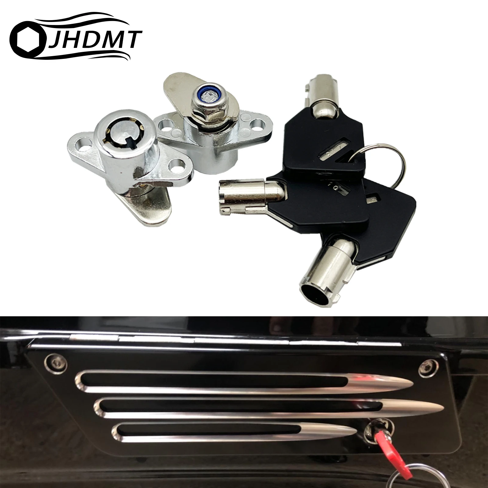 Motorcycle-Hard-Saddlebag-Lock-Set-with-3-Keys-For-Harley-Touring ...