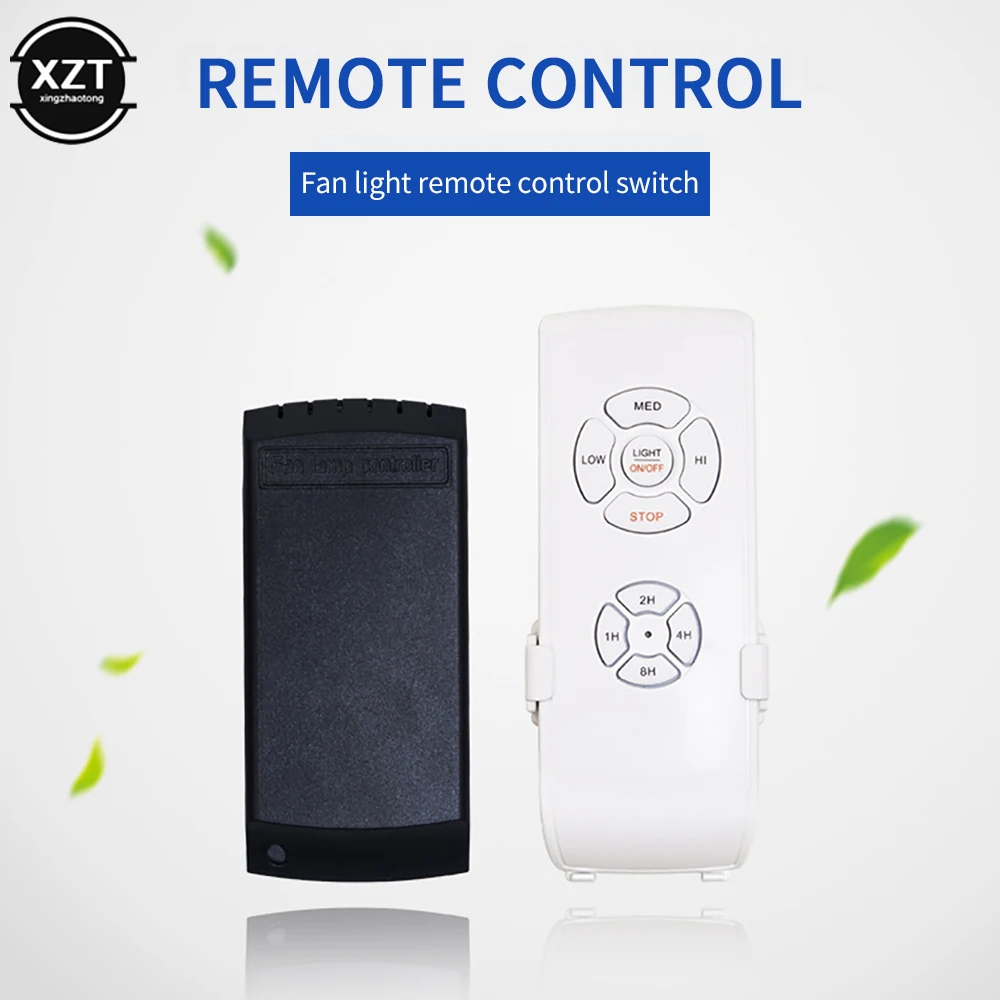 New-110V-220V-Ceiling-Fan-Light-Lamp-Timing-Wireless-Remote-Control ...