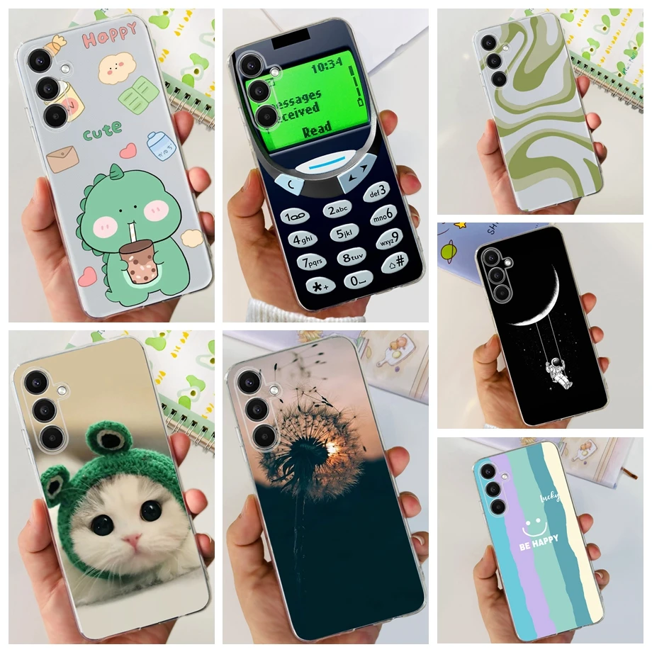 For-Galaxy-A24-Phone-Case-Transparent-Ultra-Soft-Slim-Silicone-Back ...