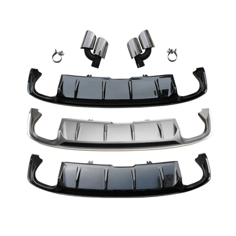 Auto-Diffuser-Rear-Bumper-Lip-For-Audi-A5-S-Line-2017-2018-2019-2020 ...