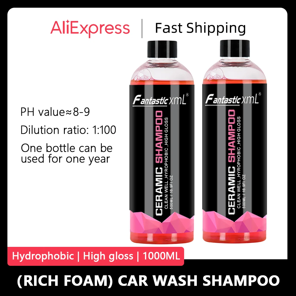 Car Wash Shampoo 500/1000ml Car Accessories Large Capacity High ...