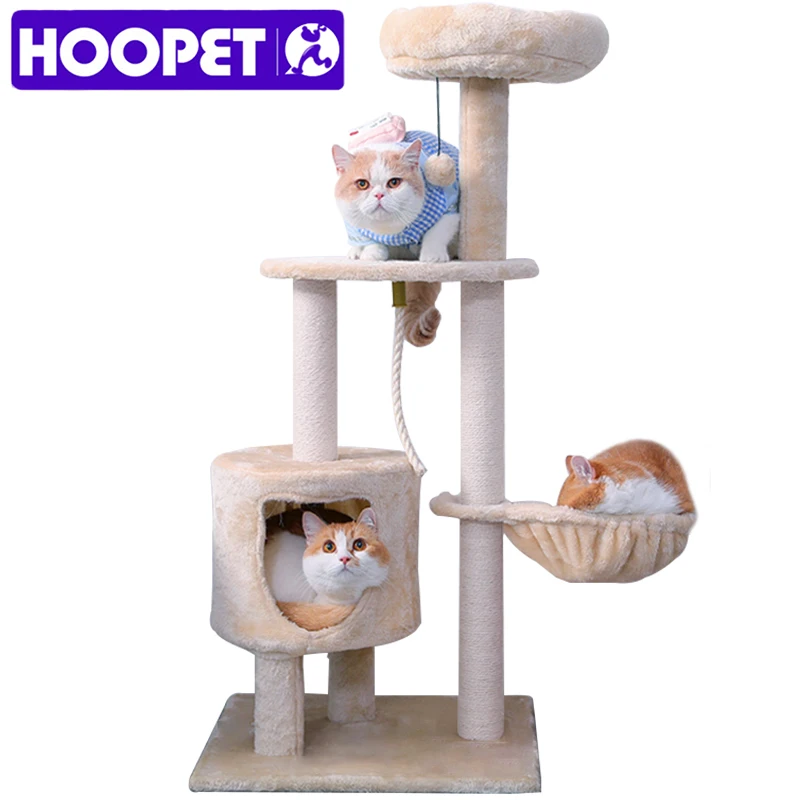 HOOPET-Cat-Tree-Cat-Scraper-Cat-Tower-Cat-Scratching-Posts-Cat ...