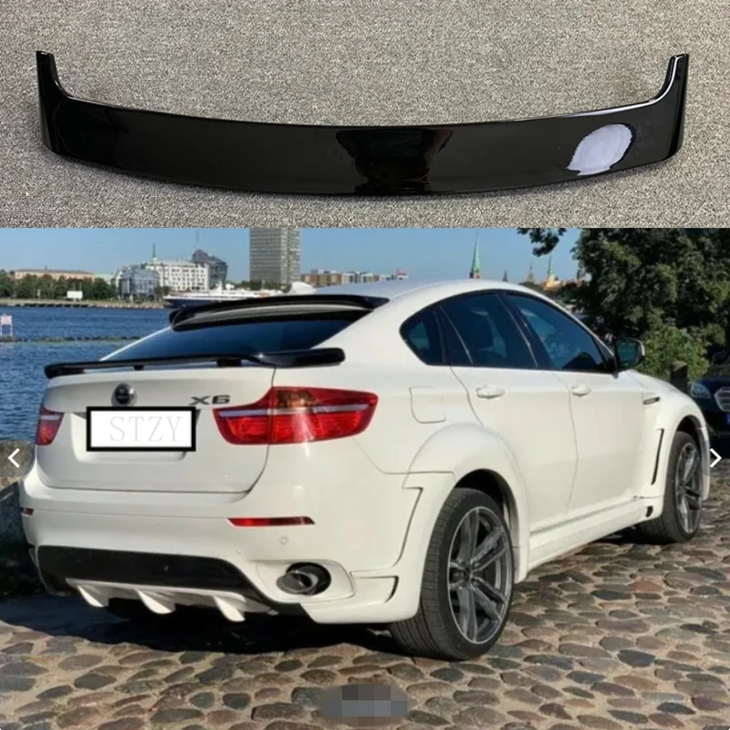 For BMW X6 E71 Roof Spoiler 2008 2009 2010 2011 2012 13 2014 ABS ...