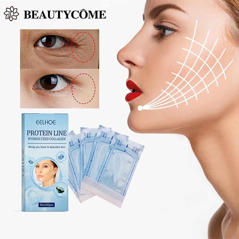 No Needle Gold Protein Line Anti Aging Collagen Facial Thread Lifting ...