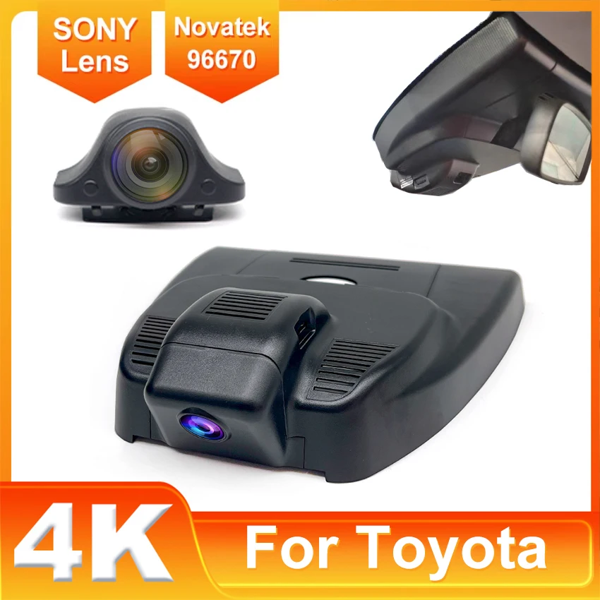 Plug and play Dash Cam for Toyota Corolla Cross 2023-2025,4K 2160P UHD ...