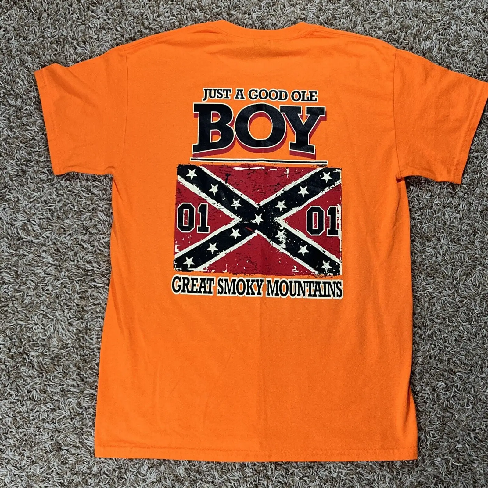 Great Smoky Mountains Good Ole Boy Dukes Of Hazard General Lee Orange Great Smoky Mountains Good Ole Boy Dukes Of Hazard General Lee Orange