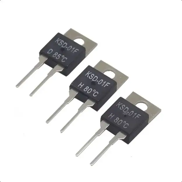 【5-1PCS】KSD-01F Temperature Switches TO220 Normally open H and normally ...