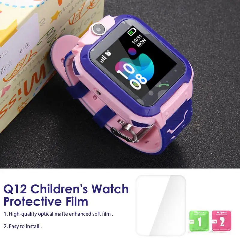 Children-SmartWatch-Protector-Scratch-Resistant-Watch-Screen-Film-Q12 ...