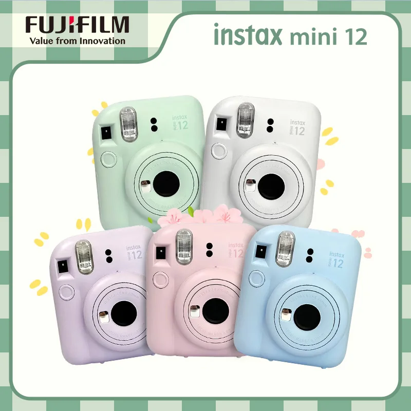 C-mara-instant-nea-Fujifilm-Instax-Mini-12-color-rosa-azul-verde-blanco ...