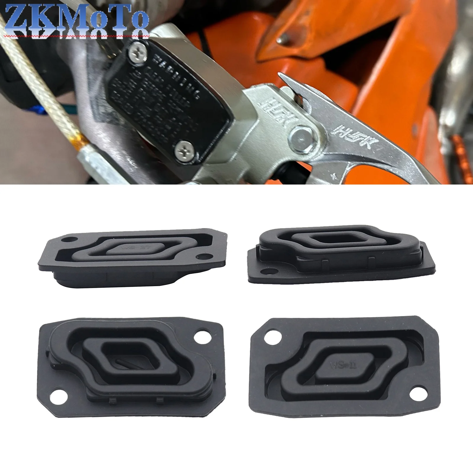 Motorcycle Front Brake Clutch Master Cylinder Gaskets Rubber Pads For ...