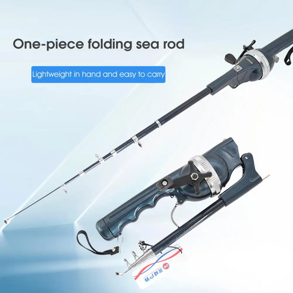 1 Set Durable Telescopic Sea Rod Solid Sturdy Portable Corrosion ...