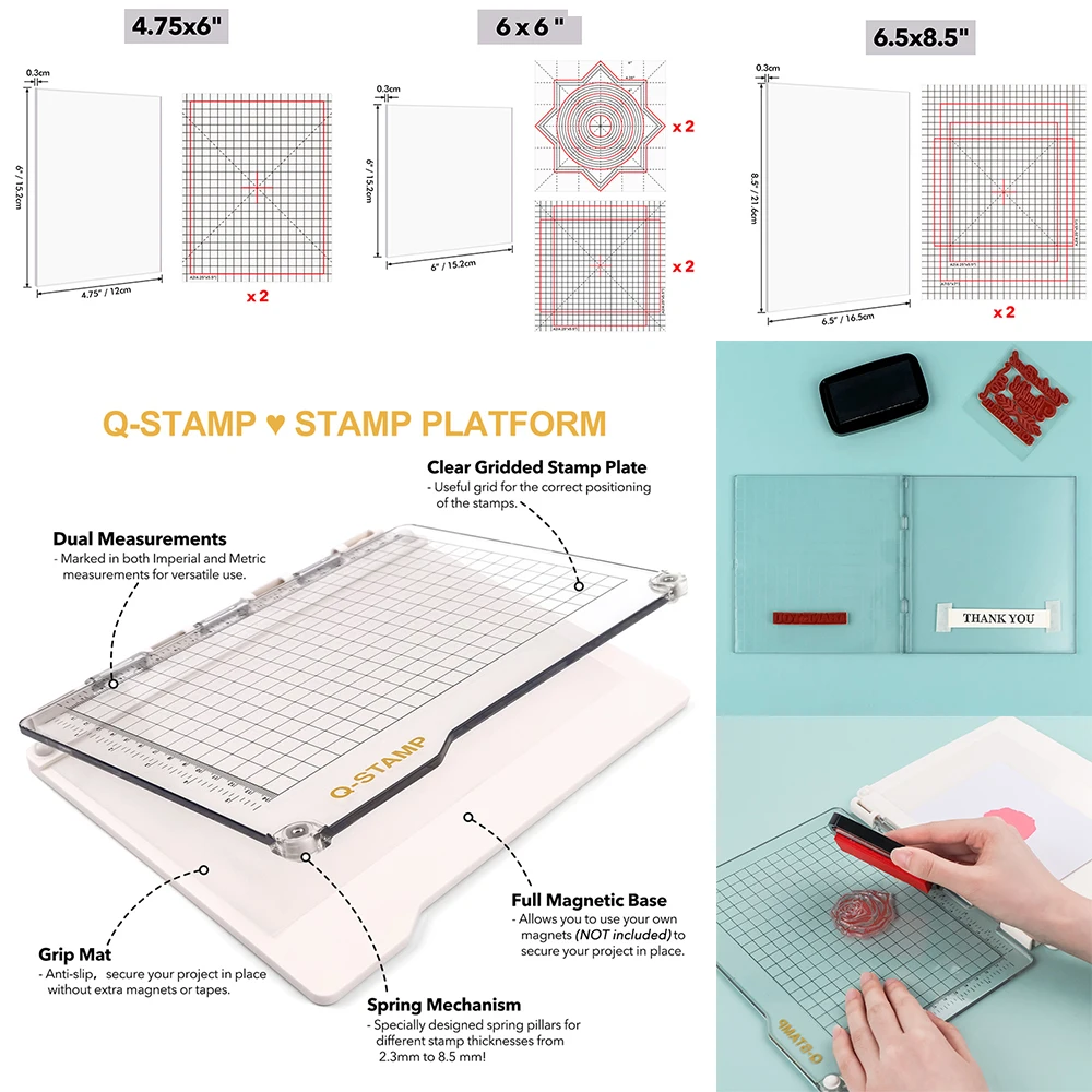 Precision Stamping Platform Photopolymer Grip Mat for Layered Stamping ...