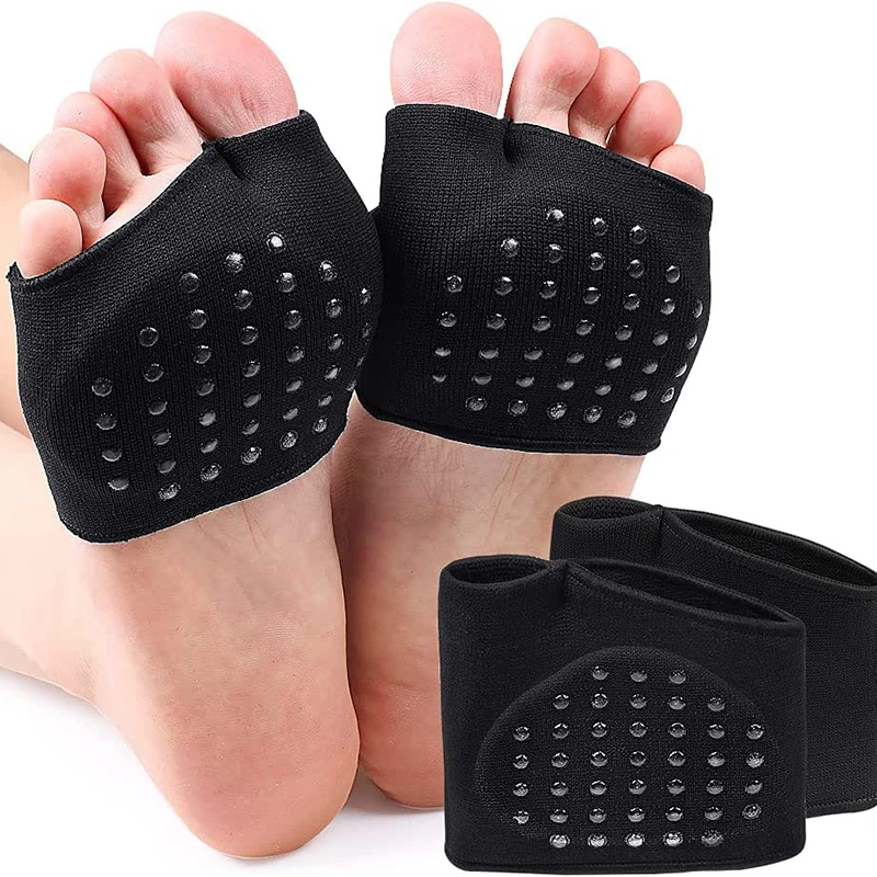 Metatarsal Sleeve Pad Anti Slip with Gel Pad Ball of Foot Cushion with ...