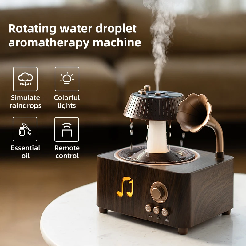Aromatherapy Spray Humidifier 250ml with Remote Control and 7-Color ...