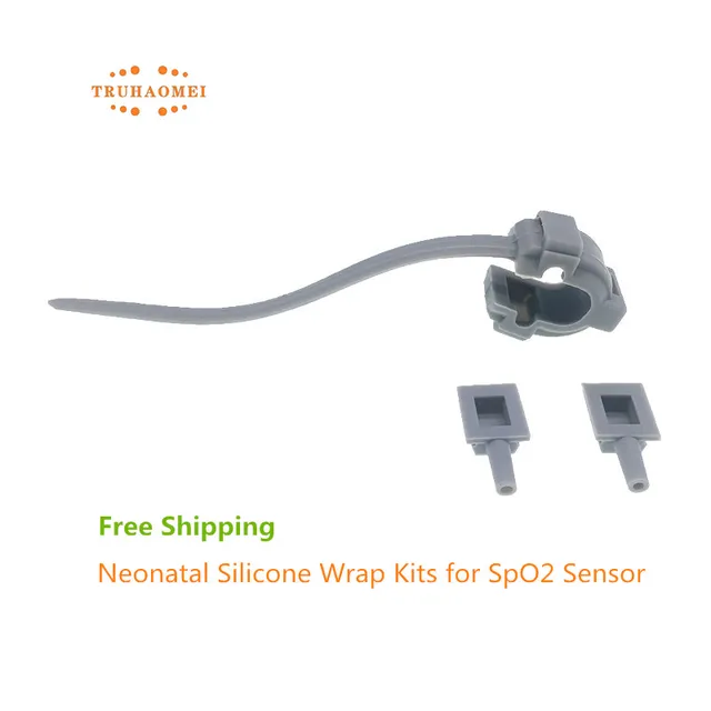 All SpO2 Sensor Patient Kits Finger Clip Silicone Soft Wrap Animal ...