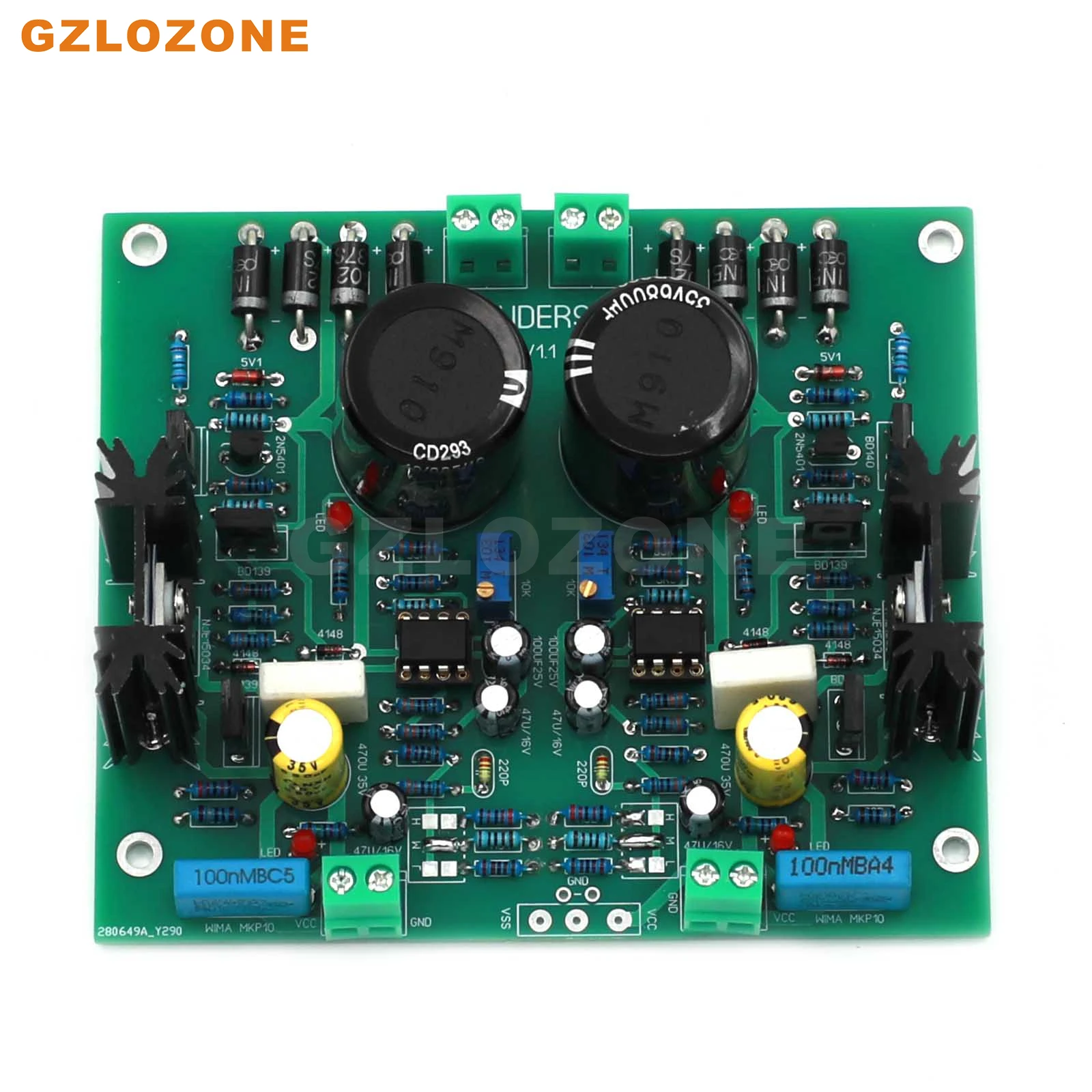 Base On STUDER 900 Circuit 2 Way Power Supply DIY Kit/Finished Board ...