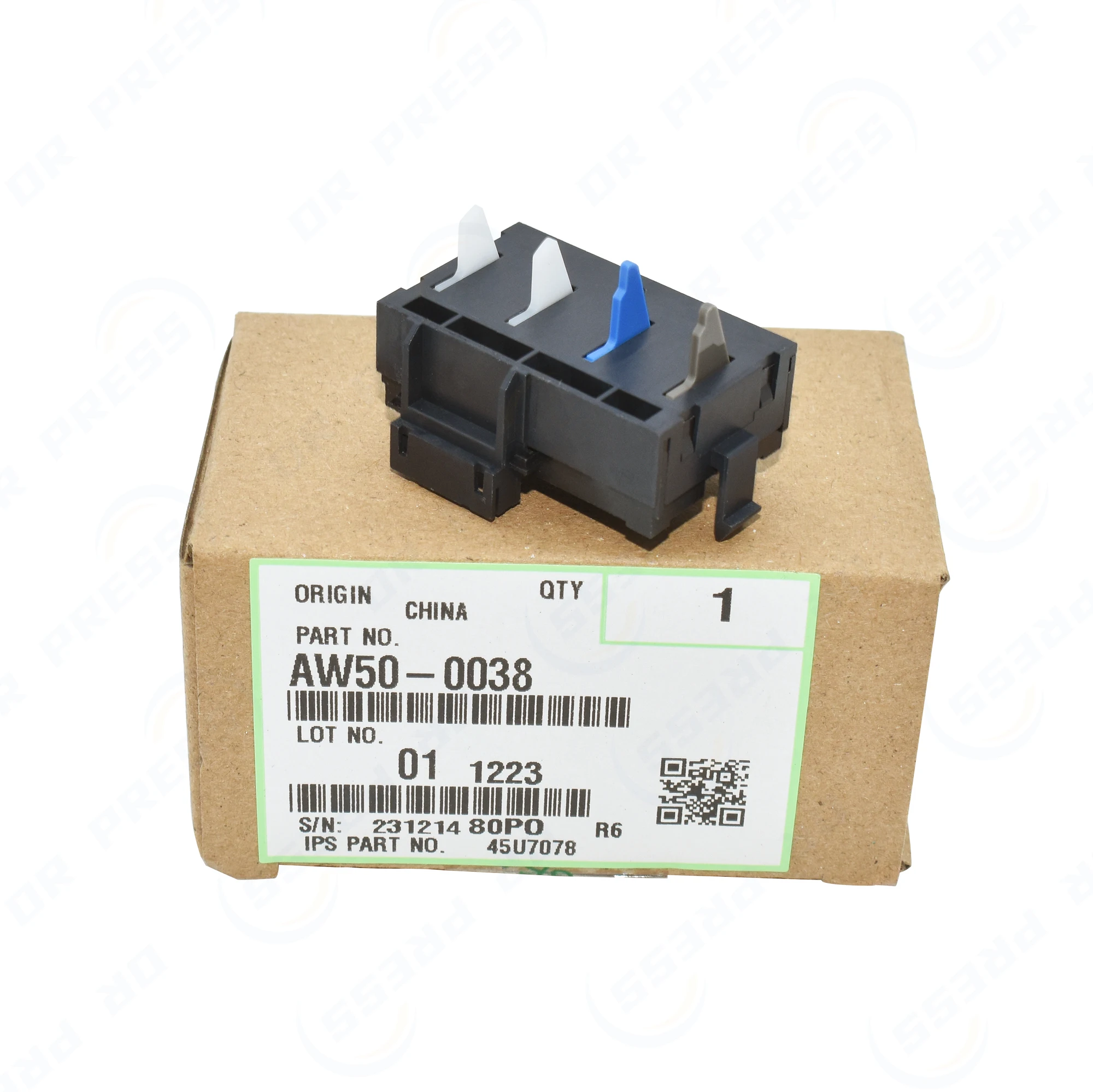 Interruptor de empuje de Sensor de tamaño de papel, AW50-0038 AW500038 ...