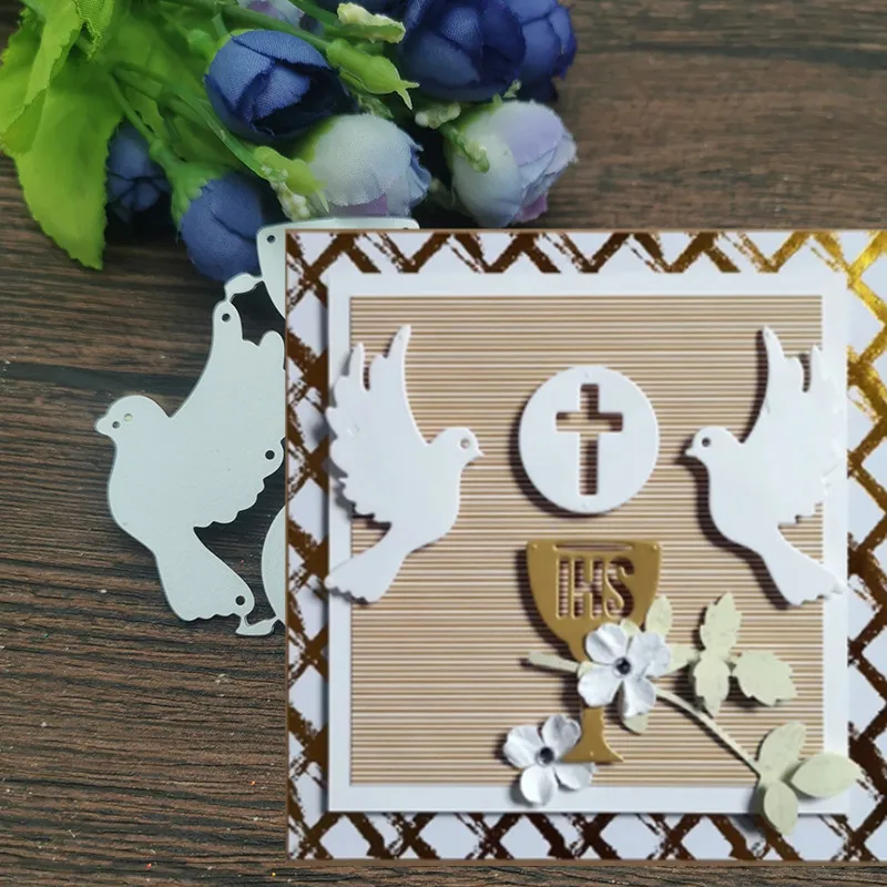New-Design-Craft-Metal-Cutting-Dies-cut-die-Peace-Dove-IHS-Cup-Cross ...