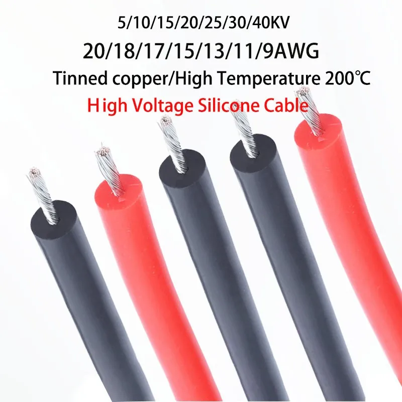 Cable-de-silicona-de-alto-voltaje-CC-de-10-metros-resistencia-al-calor ...