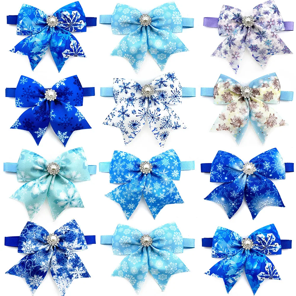 50-100pcs-Winter-Style-Small-Dog-Bow-Tie-Pet-Dog-Grooming-Product ...