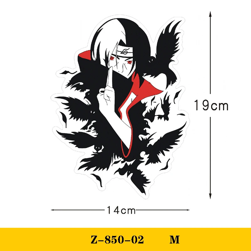 Generic Naruto Car Reflective Stickers Akatsuki Kisame Styling ...
