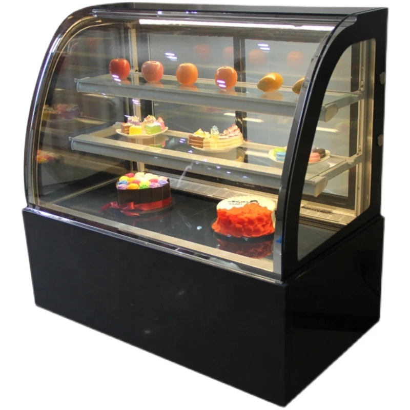 Commercial cakes display cabinet Cake crispe freezers foods cooler ...