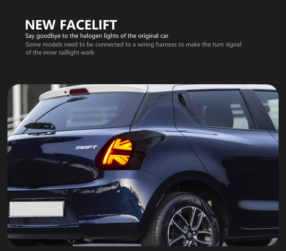 Suzuki Swift Tail Light 2017-2023 Swift Sport Led Tail Lamp Led Drl ...