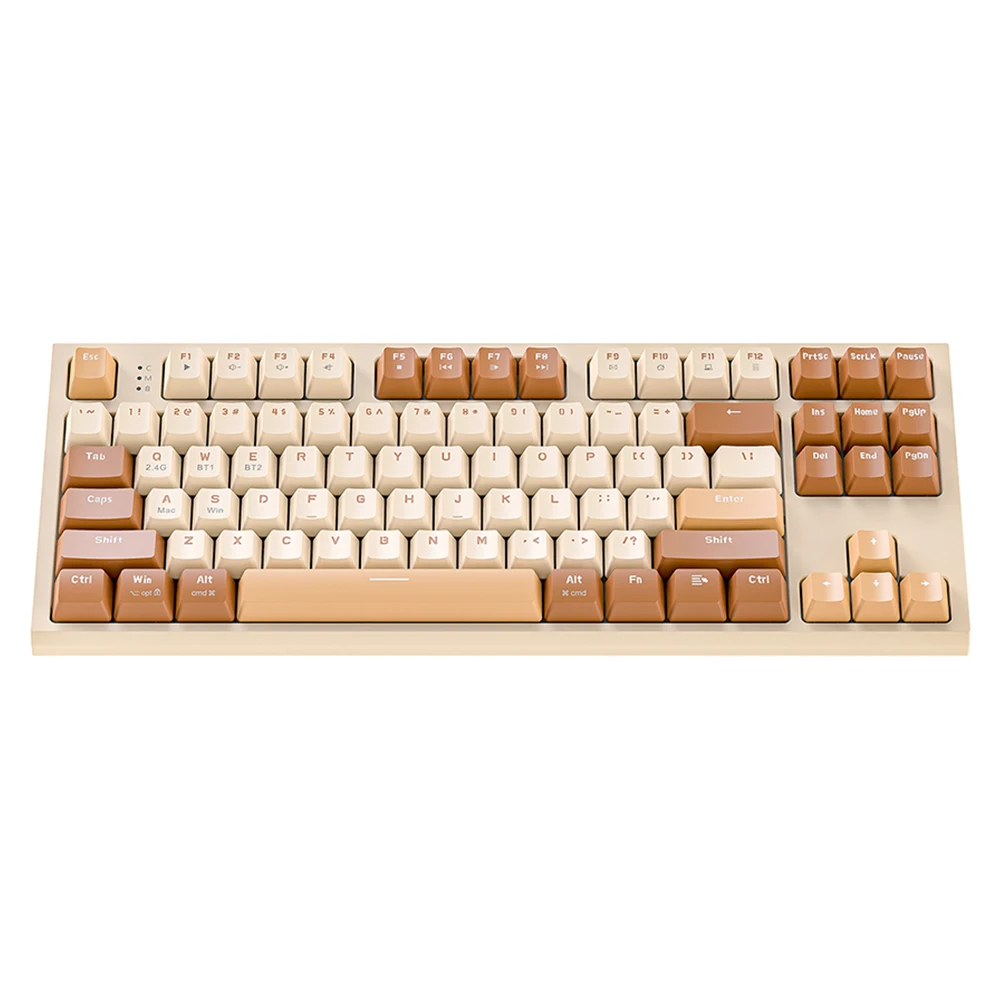 Teclado-Mec-nico-Sem-Fio-Conex-o-de-Modo-Duplo-Teclado-Hot-Swappable ...