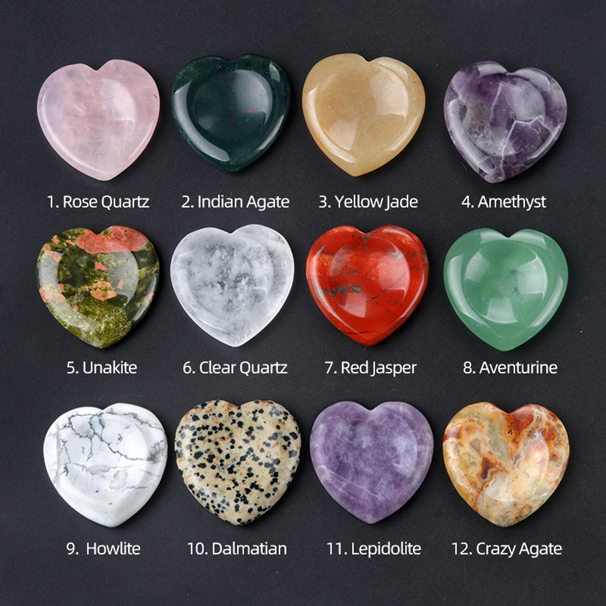 40mm-Heart-Crystal-Worry-Stone-Palm-Energy-Therapy-Reiki-Healing ...
