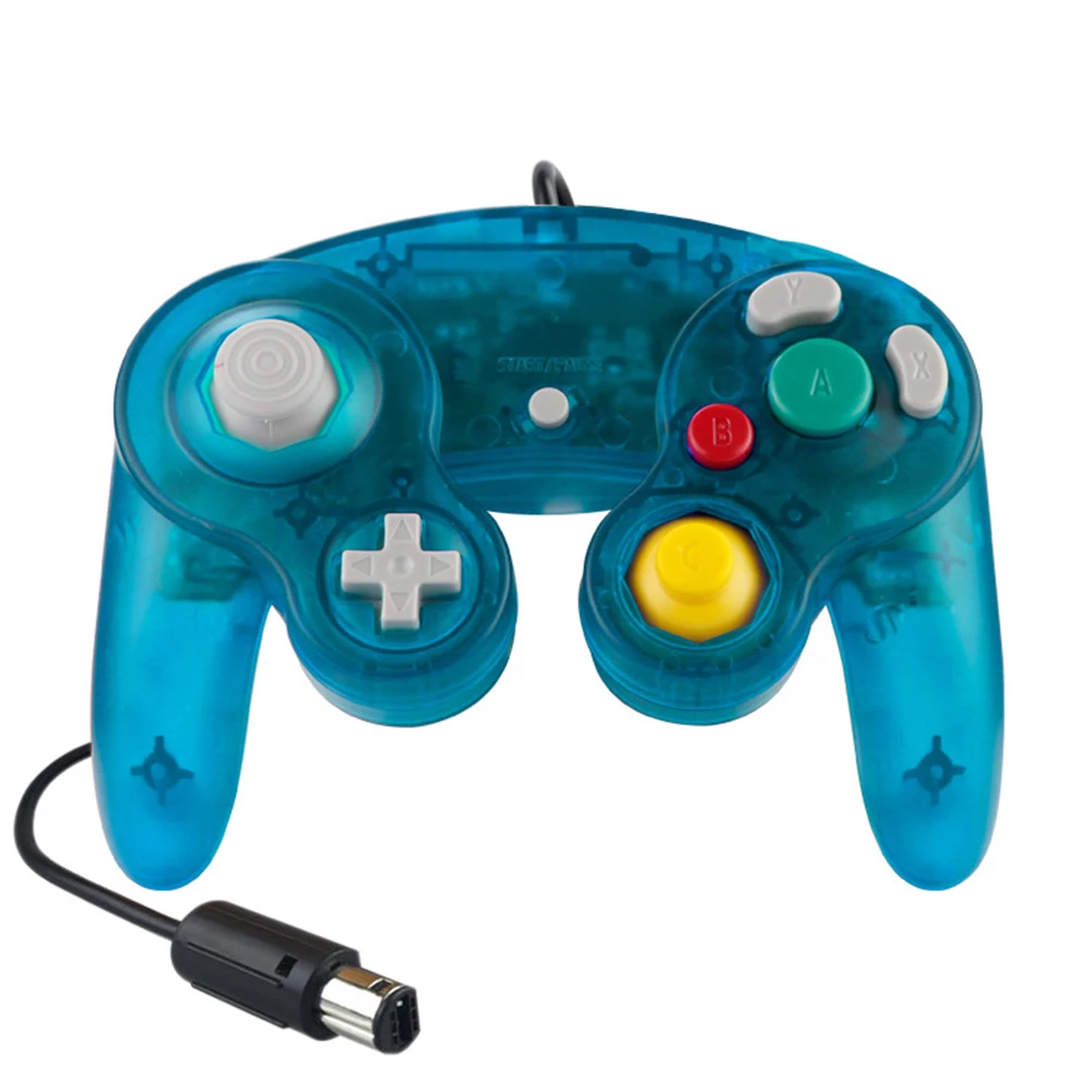 Nintendo-Gamecube-GC-Console-Controller-shell-transparente-gamepads ...