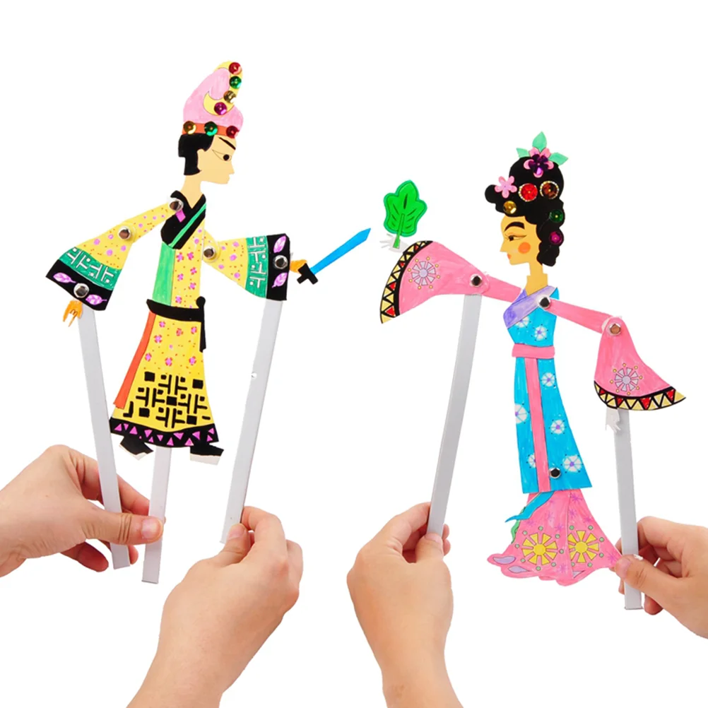 Puppet Chinese Shadow Toy Kids Hand Paper Theater Puppets, 55% OFF