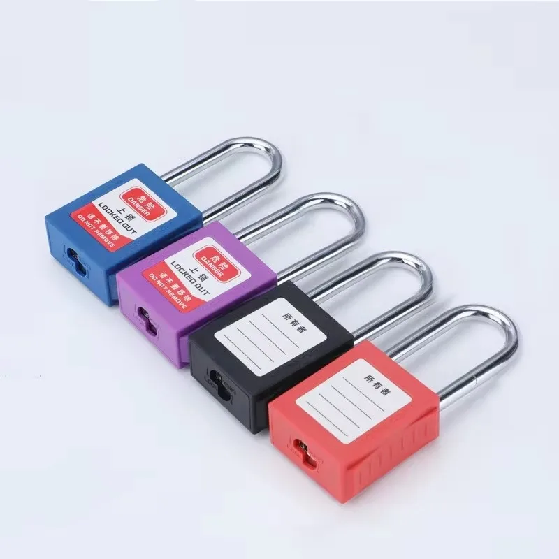 Colorful-Safety-Padlock-Steel-Shackle-Padlock-38mm-Nylon-Shackle ...