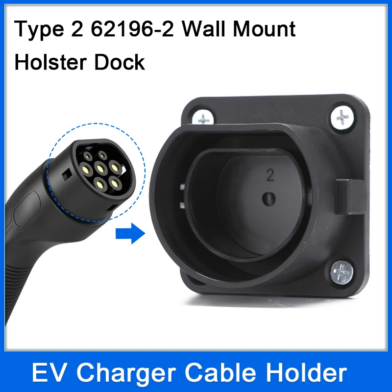 Type-2-EV-Charger-Cable-Holder-Eletric-Car-EVSE-Dummy-Socket-For-IEC ...