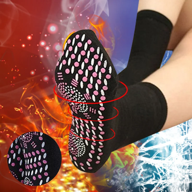 Self-heating Magnetic Socks For Men Couple Winter Warm Sock Anti ...