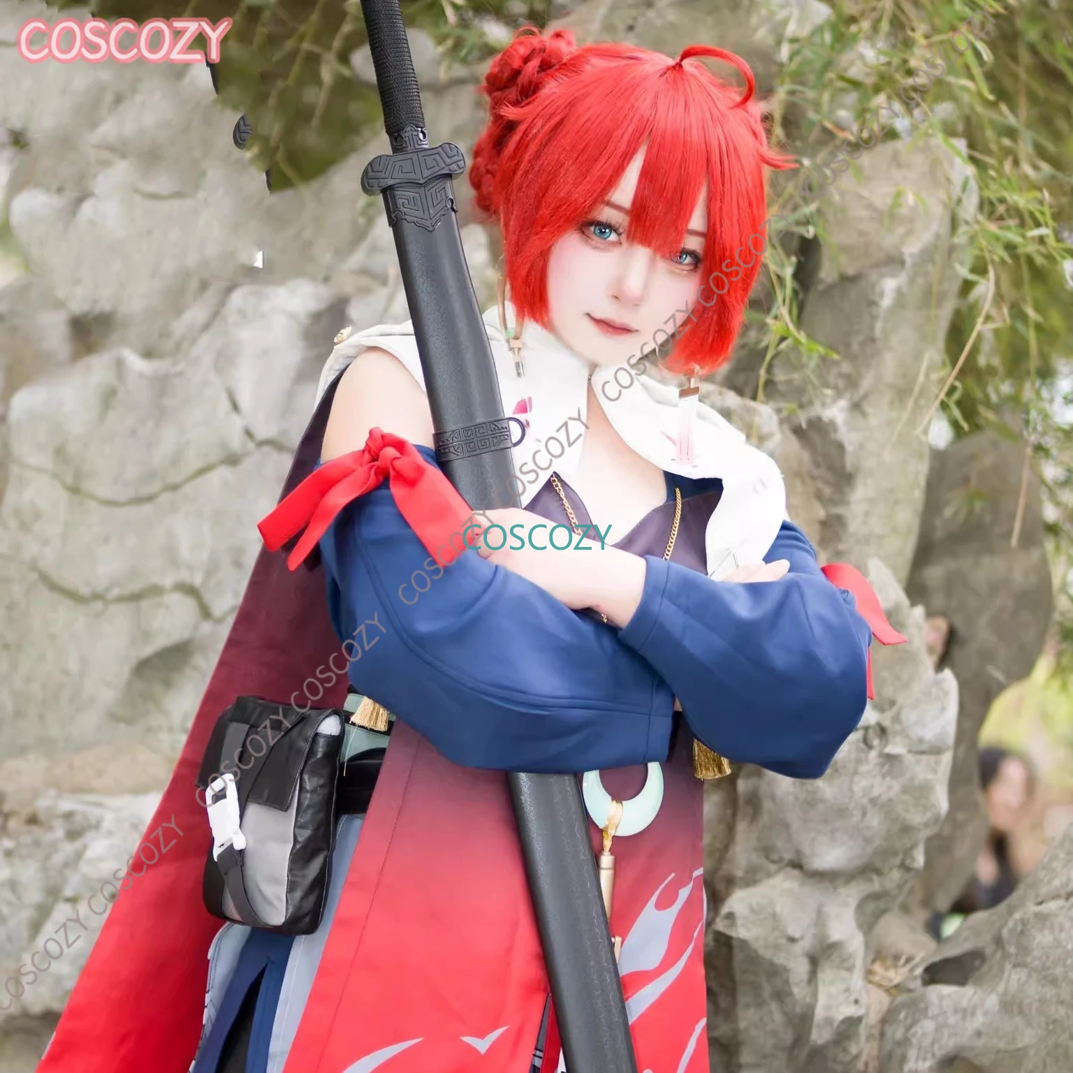 Wuthering Waves Danjin Dan jin Cosplay Costume Wig Event Halloween ...