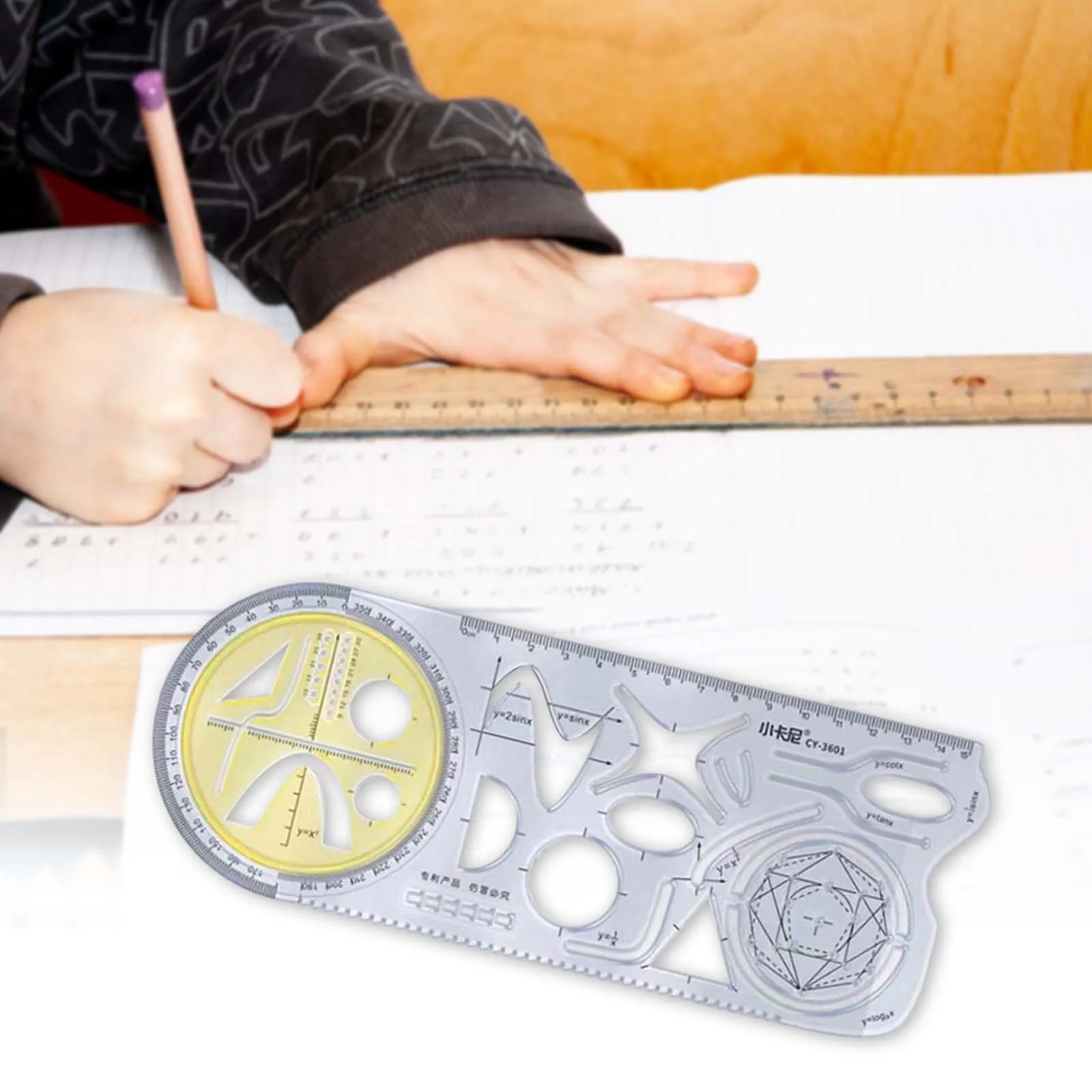 Multifunctional-Geometric-Ruler-Template-Ruler-Measuring-Tool ...