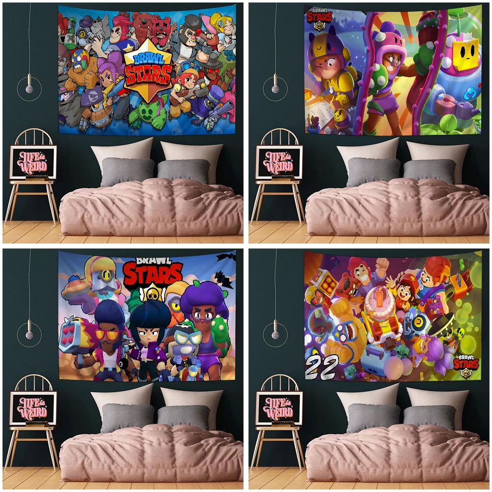 Game-S-stars-G-Gbrawl-Anime-Tapestry-Hippie-Flower-Wall-Carpets-Dorm ...