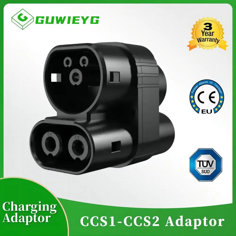 DC1000V 150A CCS1 To CCS2 Plug Charging Connectors Adaptor EV Charger ...