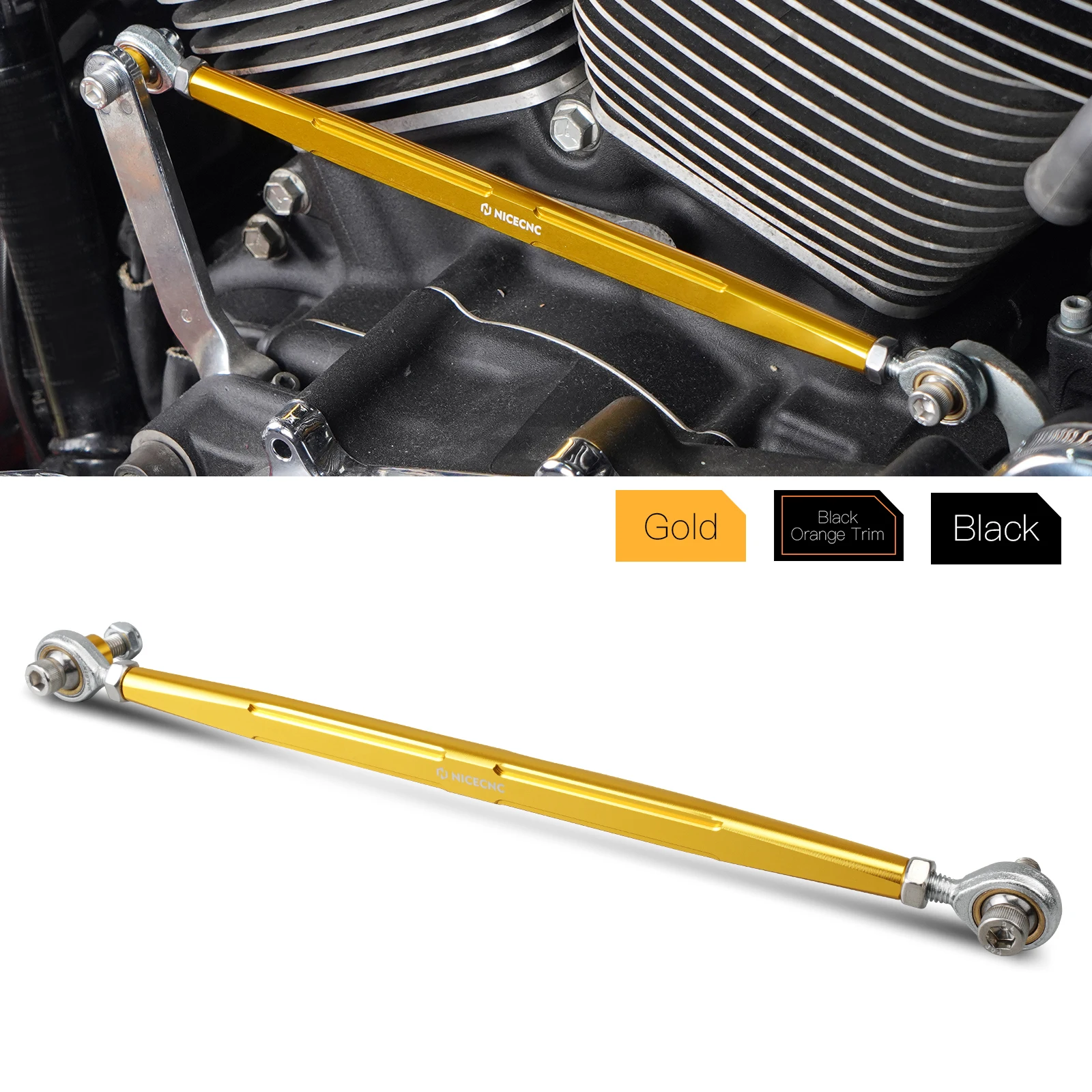 Gear-Shift-Linkage-Shifter-Rod-For-Harley-Softail-Breakout-Fat-Boy-Fat ...