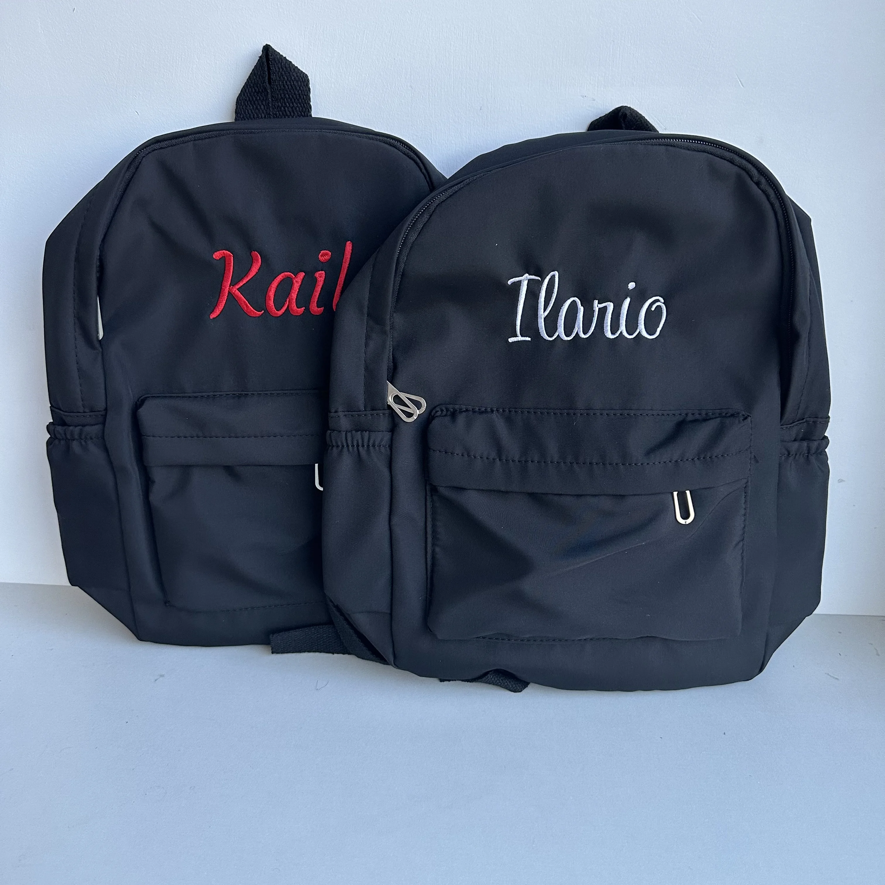 Candy-Colored-Nylon-Backpack-Custom-Name-Leisure-Travel-Backpack ...