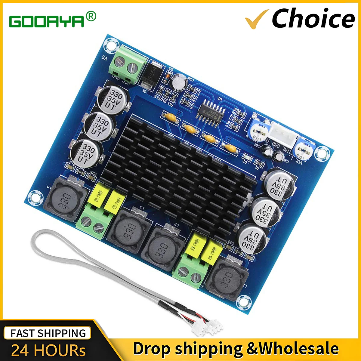 Original Chip TPA3116 D2 XH-M543 12V 24V 120W*2 Dual Channel Digital ...