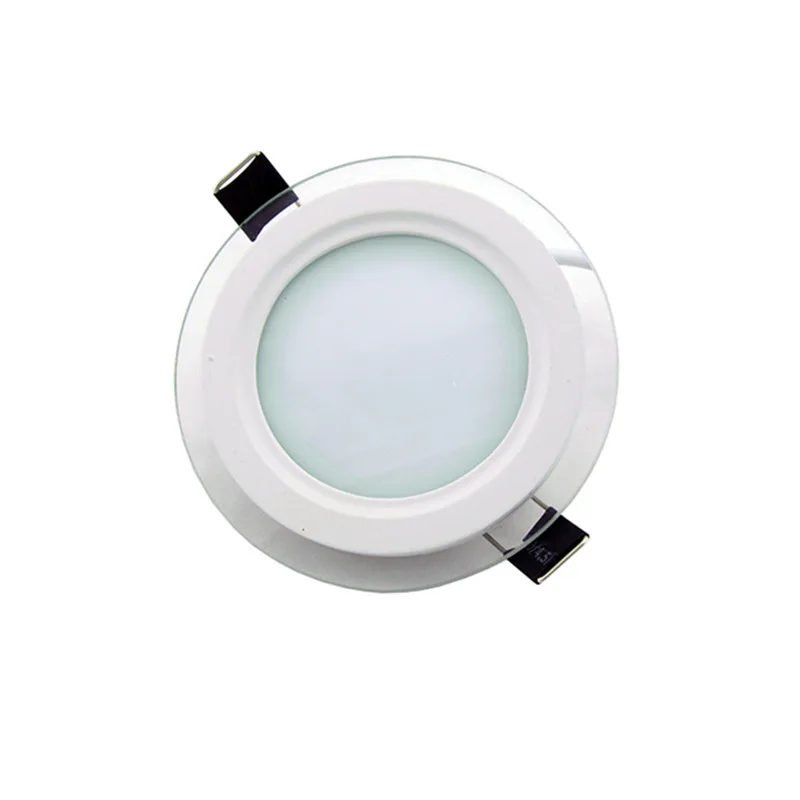 6W-LED-Panel-Downlight-Round-Glass-Panel-Lights-Ceiling-Recessed-Lamps ...