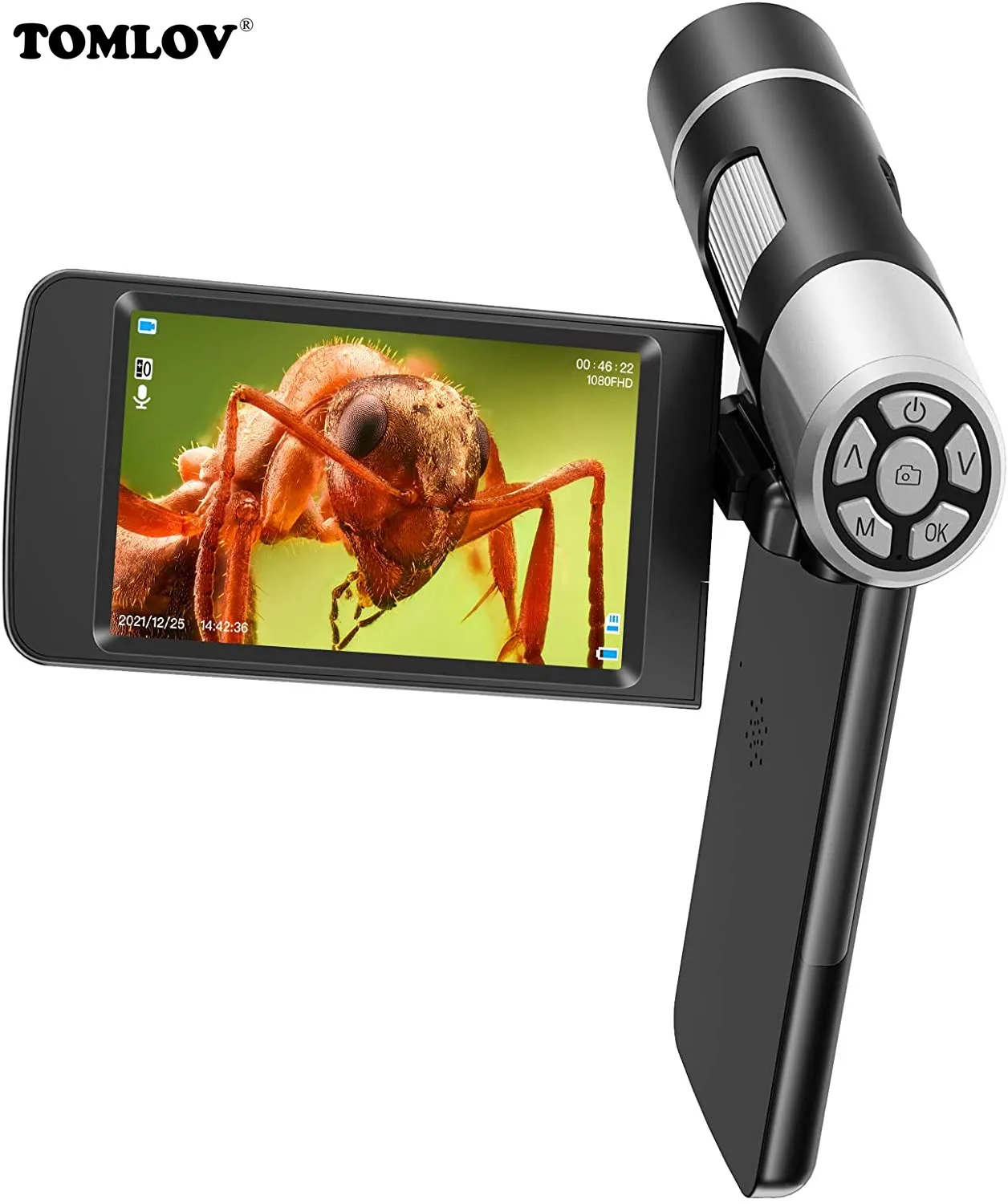 Tomlov Handheld Digital Microscope Camera 4 Inch Screen For Taking ...