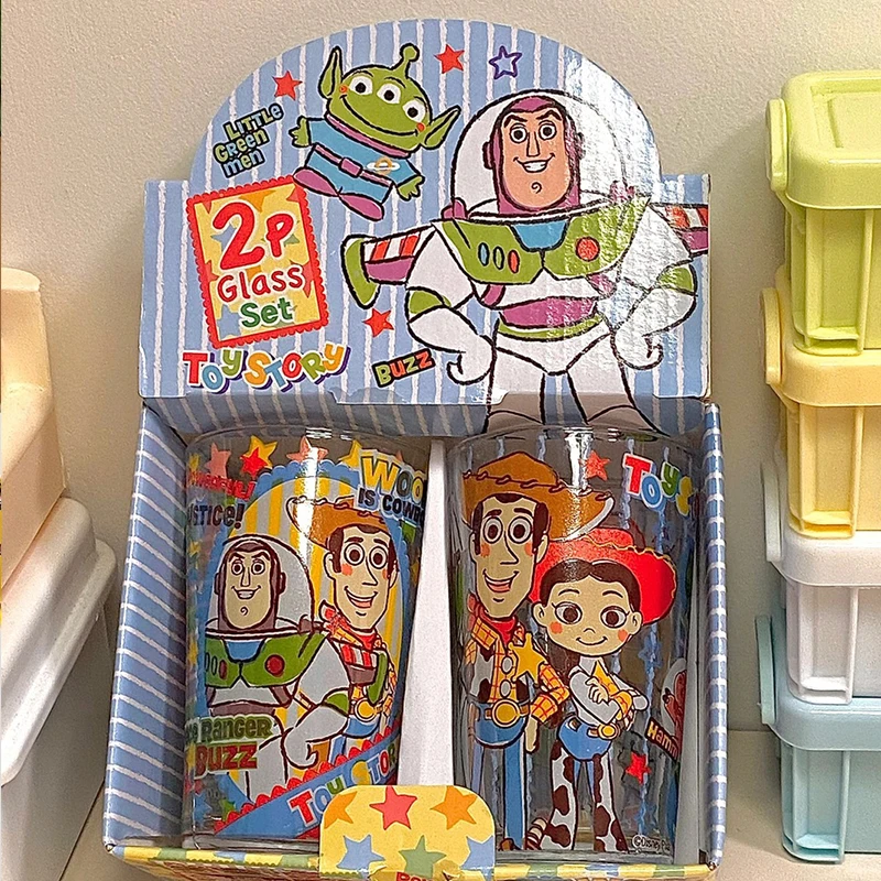 2pcs-Couple-Glass-Disney-Mugs-Toy-Story-Milk-Coffee-Cup-Set-Tumbler ...