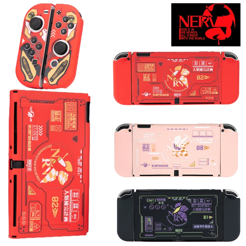 EVANGELION funda protectora suave de Eva para Nintendo Switch, Carcasa protectora para consola ...