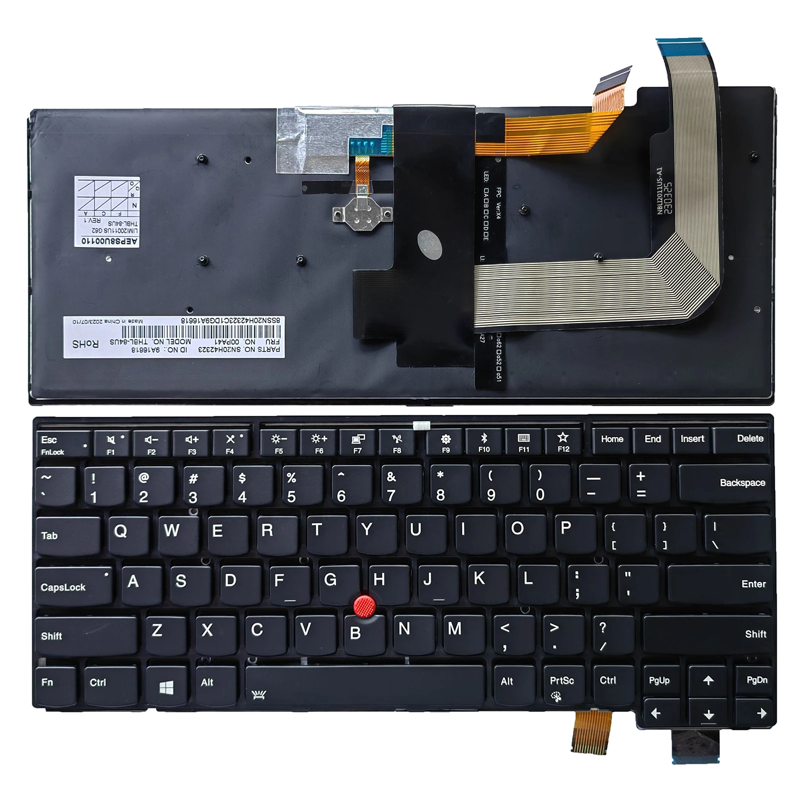 Laptop-Replacement-US-Layout-Keyboard-for-Lenovo-T470S-ThinkPad-13-2nd ...