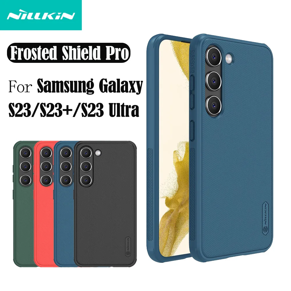 For Samsung Galaxy S23 /s23 Ultra Case Nillkin Frosted Shield Pro Tpu ...