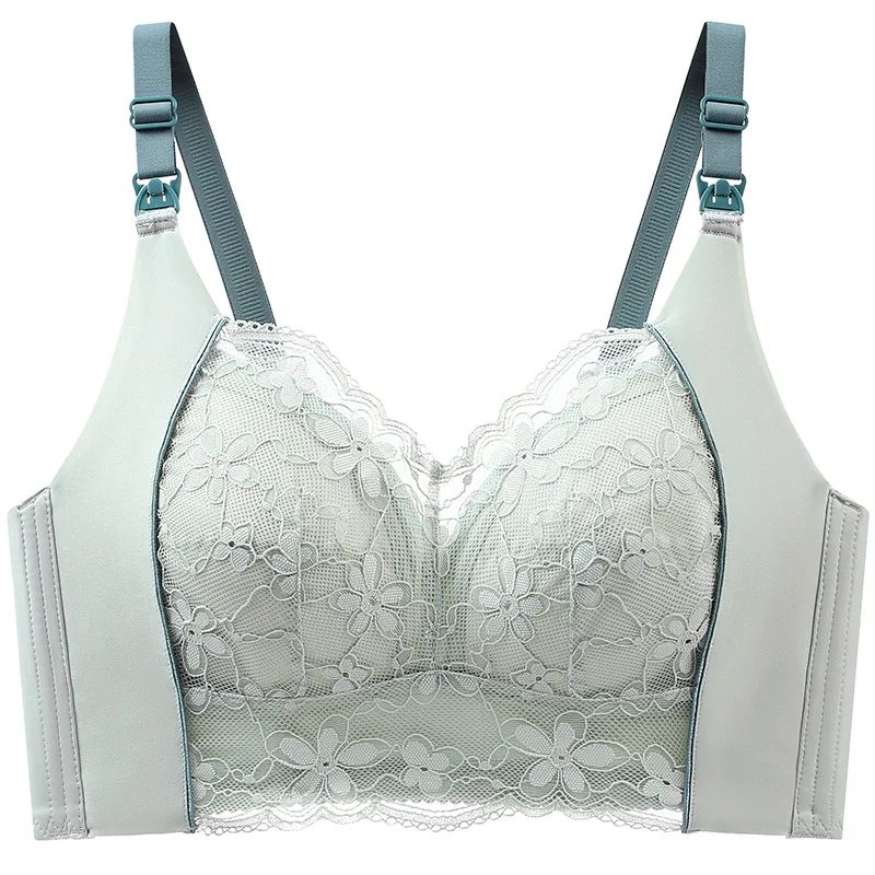 Nursing-Bra-Large-Size-Wireless-Lace-Sexy-Maternity-Push-Up-Bra-Plus ...