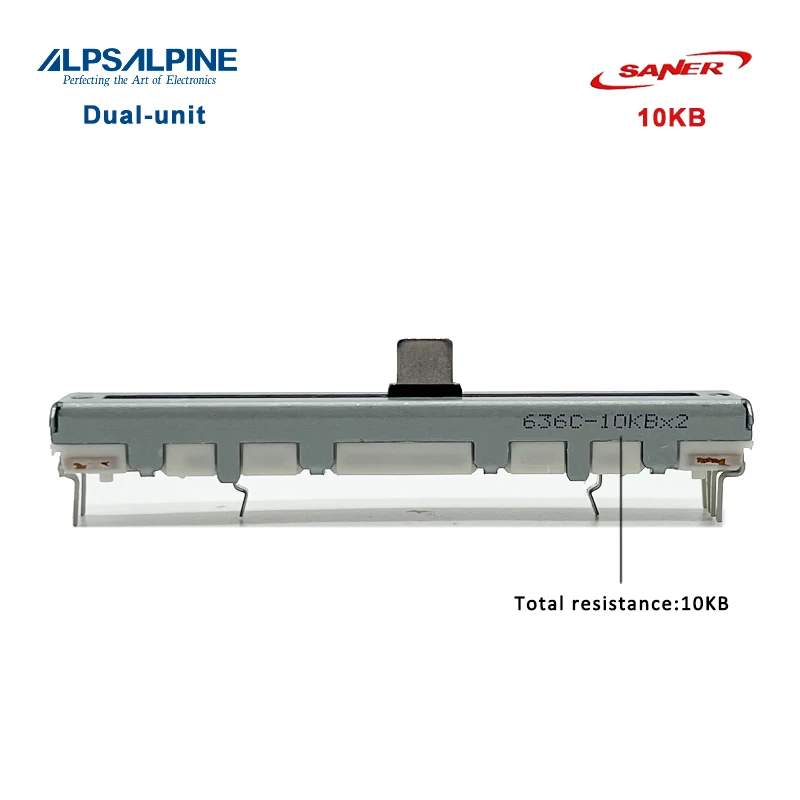 ALPS-10KB-RS45-Series-Slide-Potentiometer-Dual-unit-Short-Shaft-Length ...