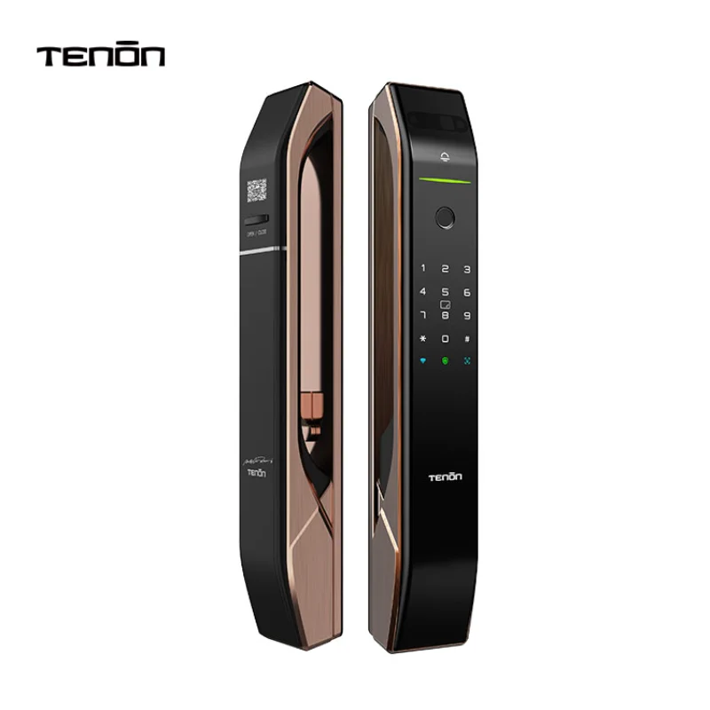 Tenon A7X Best Home Security Wooden Main Door Smart Blutooth ...